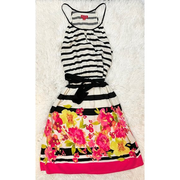 Elle | Dresses | Elle Fit And Flare Halter Top Dress Small | Poshmark